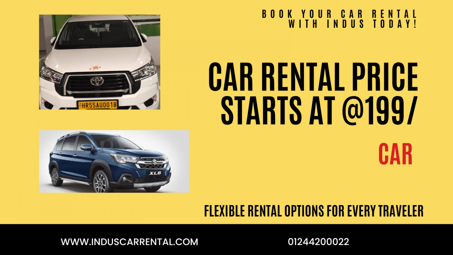 Book The Best Car Rental For Any Duration With Indus